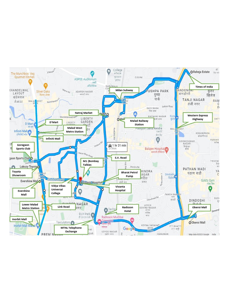 Malad Location Mapping | PDF