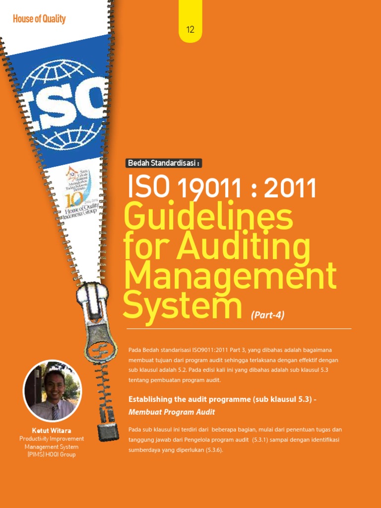 ISO 19011 2011 Guidelines For Auditing M | PDF | Bisnis
