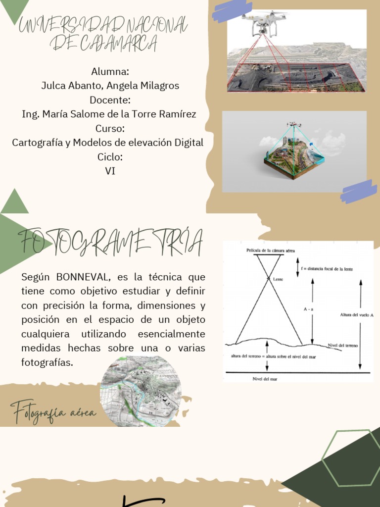 Fotogrametría - Cartografía | PDF