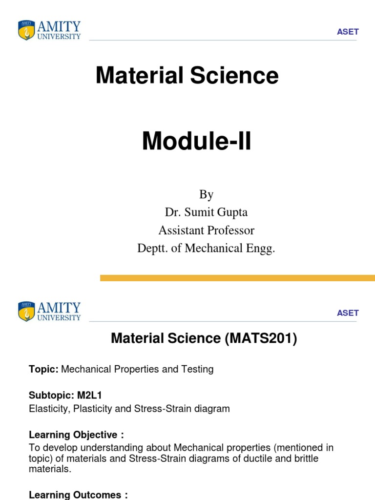 Module-2 material science | PDF | Deformation (Engineering) | Fracture
