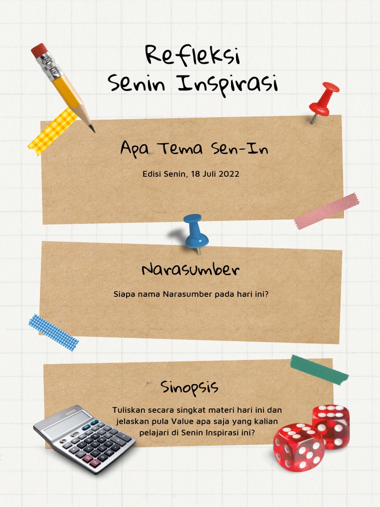 Refleksi Senin Inspirasi | PDF | Seni