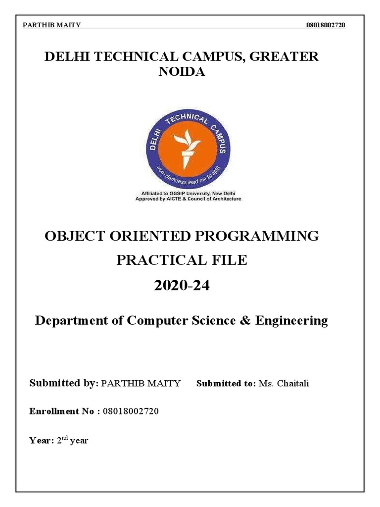 Oops Parthib Pdf Pdf Programming Constructor Object Oriented Programming