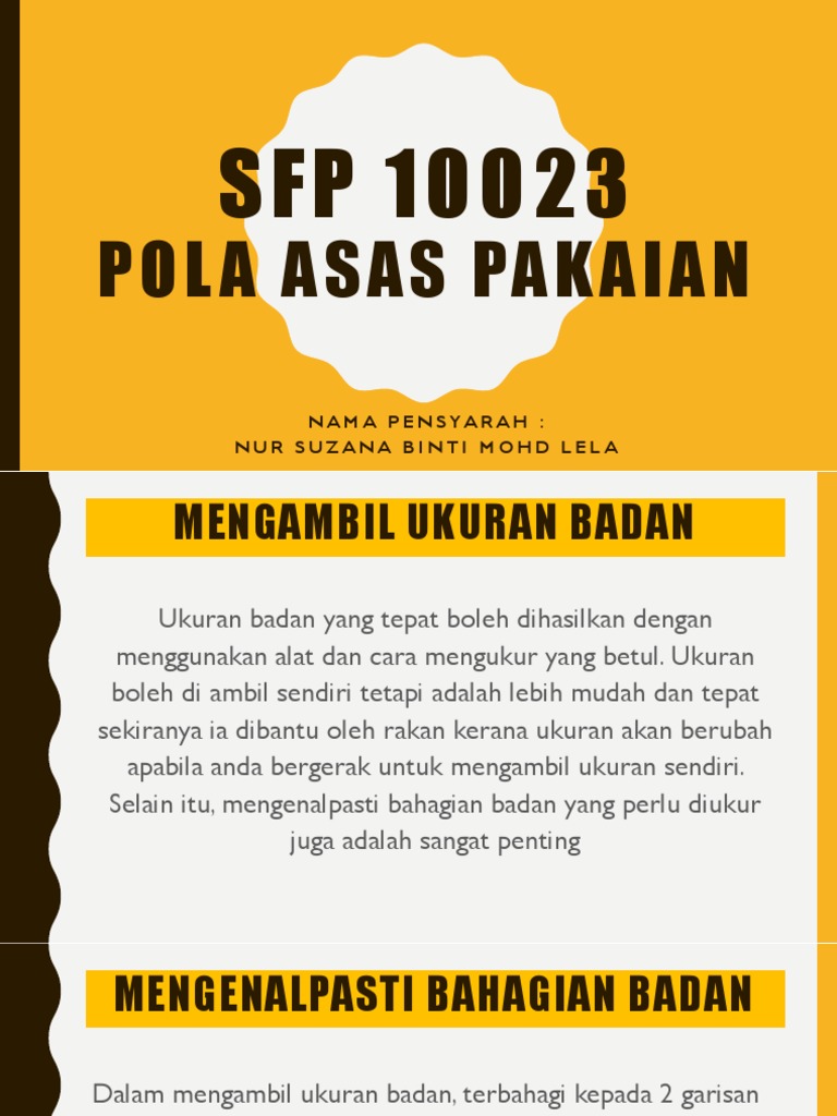 1.ukuran Badan | PDF