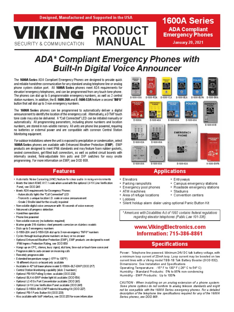 1600A Series | PDF | Telephone | Electrical Connector