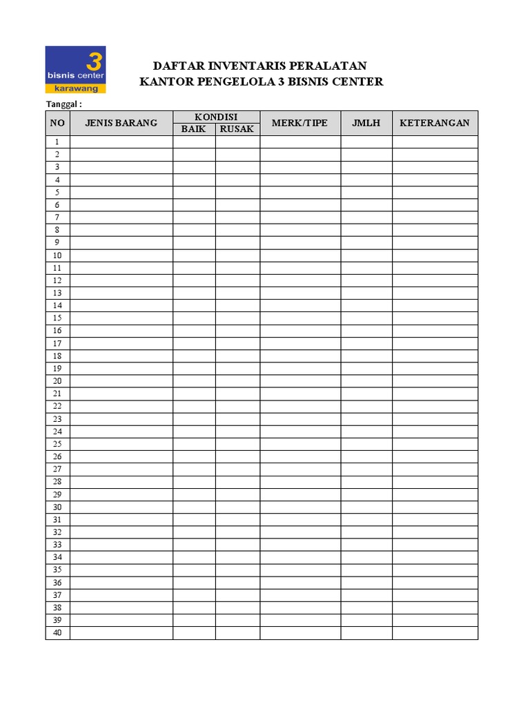 Data Inventaris | PDF