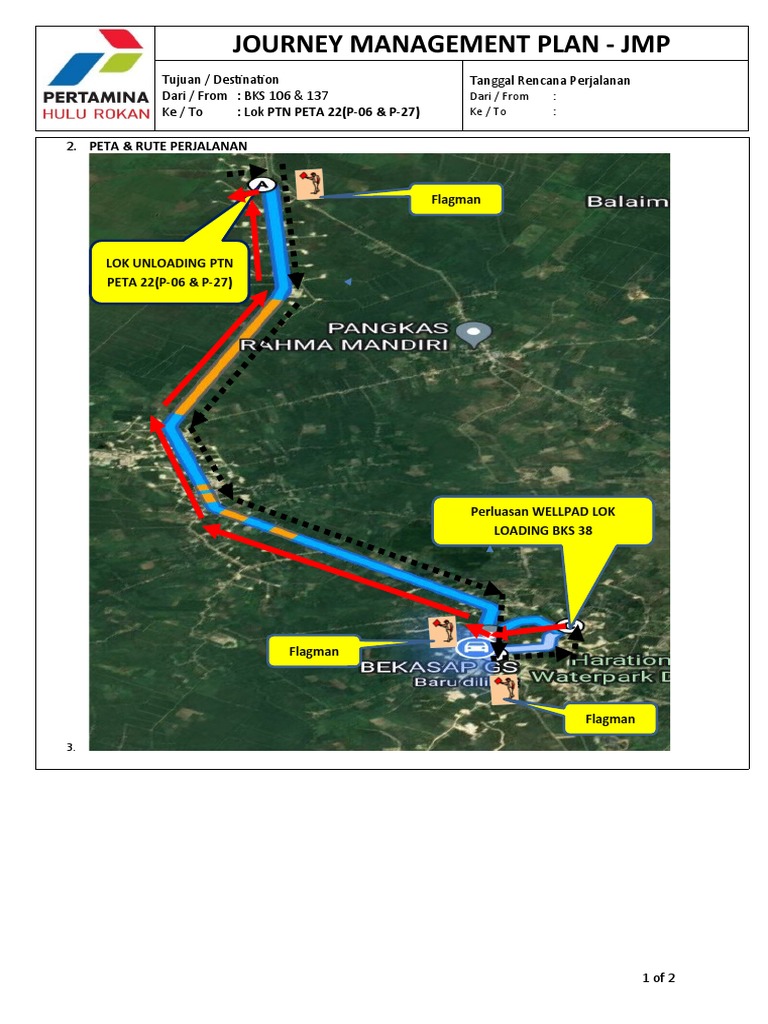 Journey Management Plan - JMP: Flagman | PDF