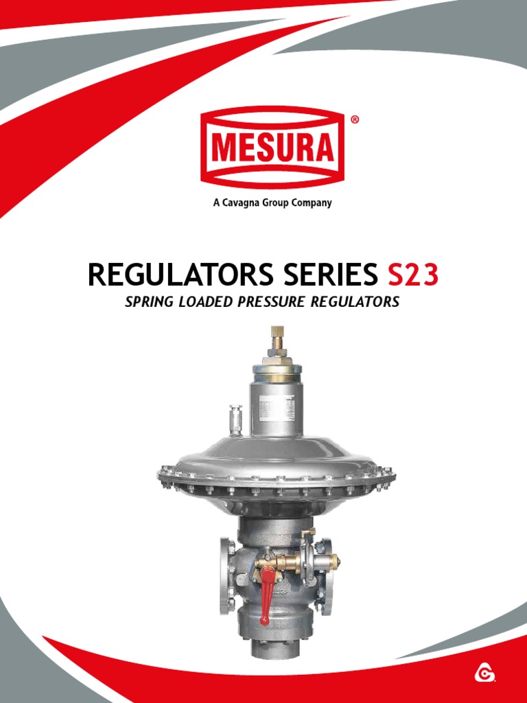 S23 Spring Loaded Pressure Regulators | PDF | Valve | Pressure