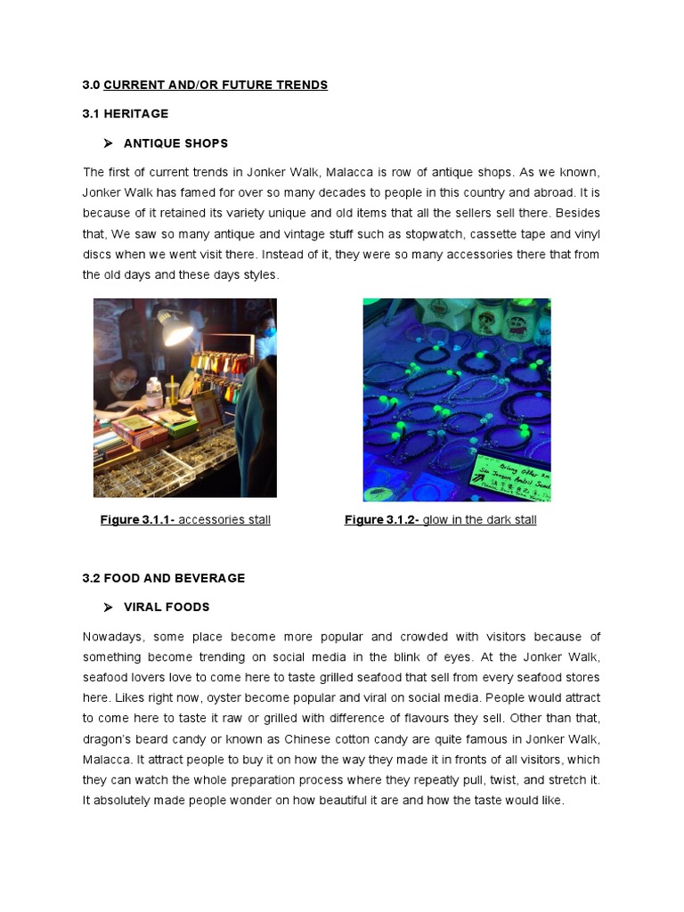 HTM130 Assignment Report Jonker Walk | PDF | Coffeehouse | Food And Drink