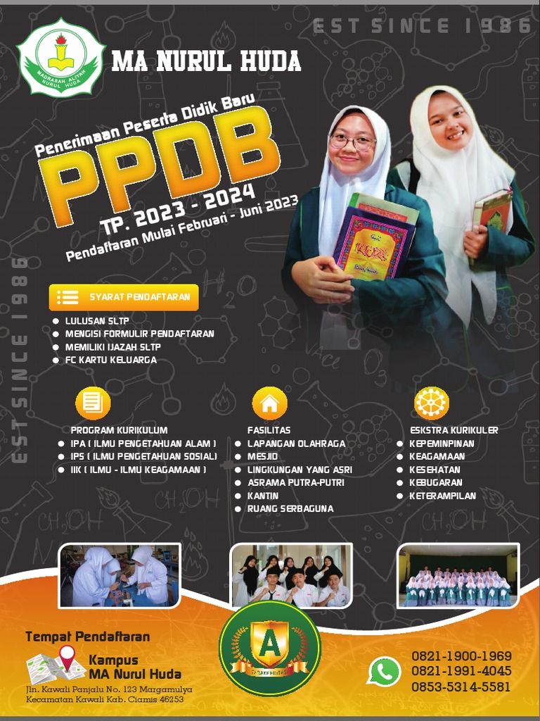 Pamflet Brosure PPDB Manh | PDF