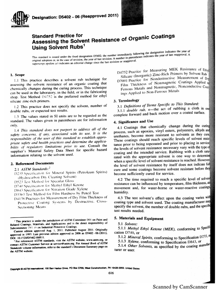 Astm d5402-06 | PDF