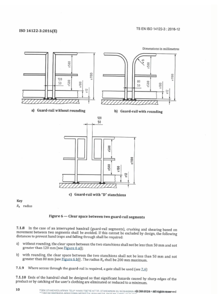 TS en Iso 14122-3 | PDF