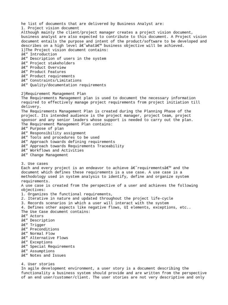 The List of Delivery Plan by BA 2023 To 20204 | PDF | Use Case ...