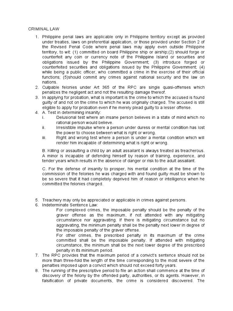 Criminal Law | PDF | Conspiracy (Criminal) | Criminal Law