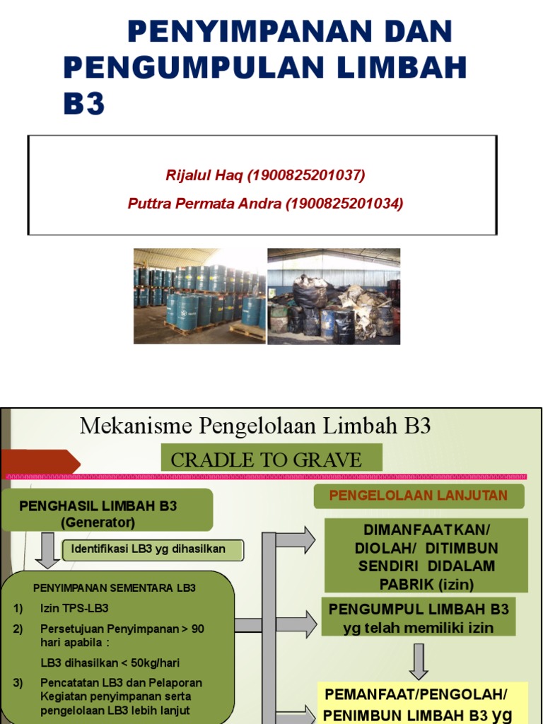 Penyimpanan Dan Pengumpulan Limbah B3 Pdf