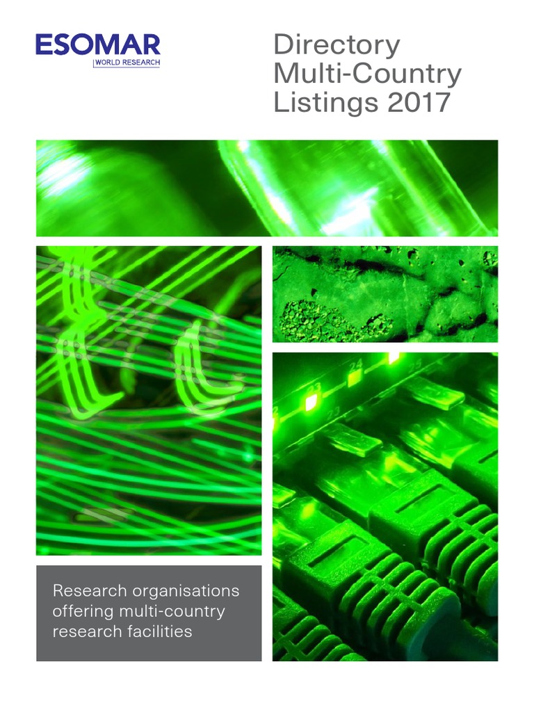 Multi-Country Research Directory 2017 | PDF | Marketing Research | Brand