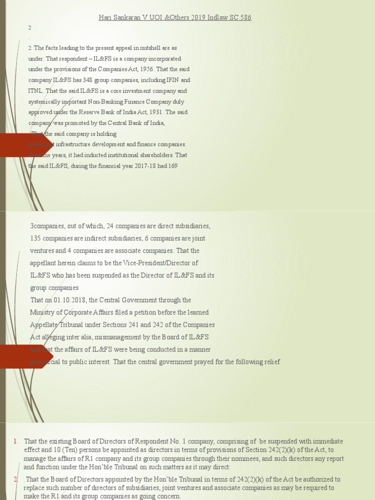 Hari Sankaran V UOI &others 2019 Indlaw SC 586 | PDF | Justice | Crime & Violence