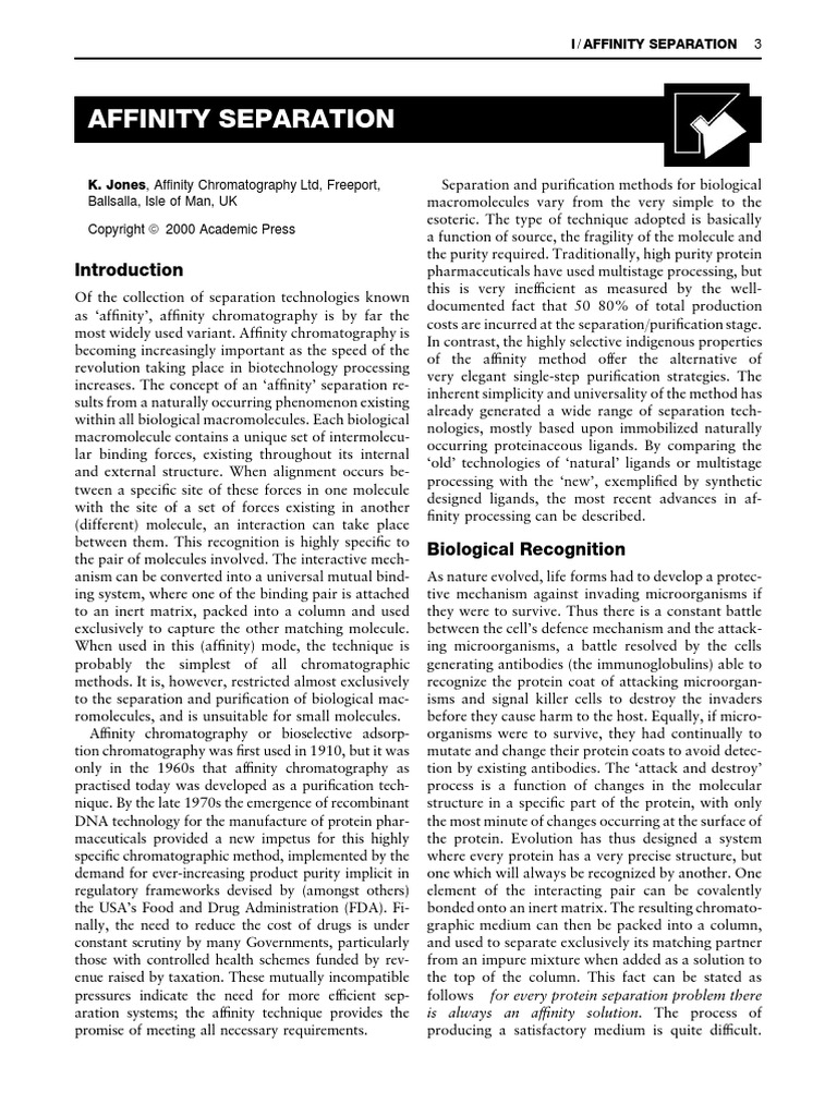 Encyclopedia of Separation Science Part 1 (Elsevier) | PDF | High ...