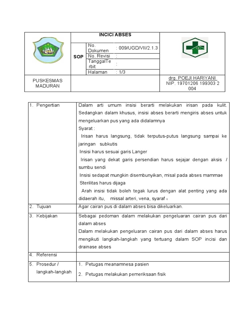 Insisi Abses | PDF