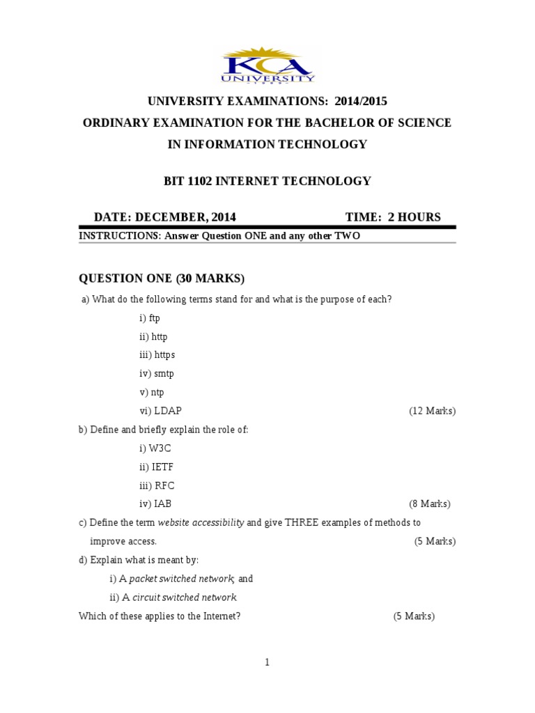 Bit 1102 Internet Technology | PDF | Internet | Internet Protocol Suite