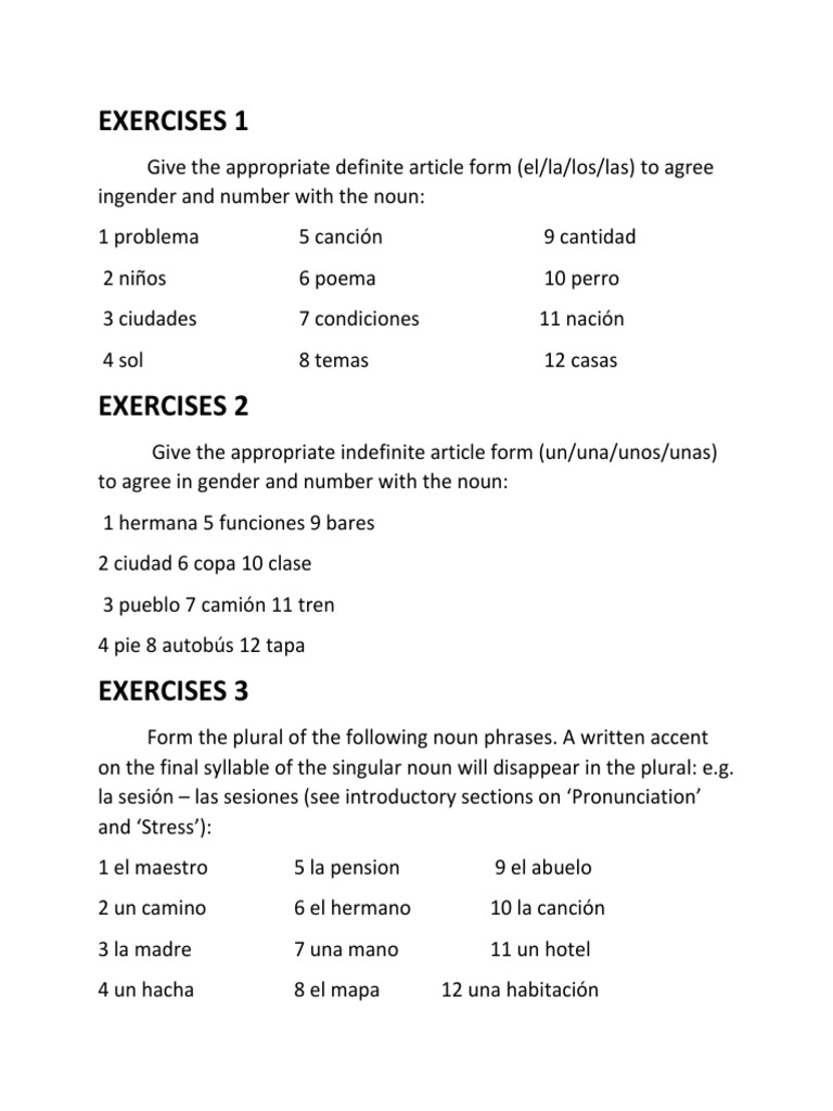 SP Unit 1 Exercise | PDF
