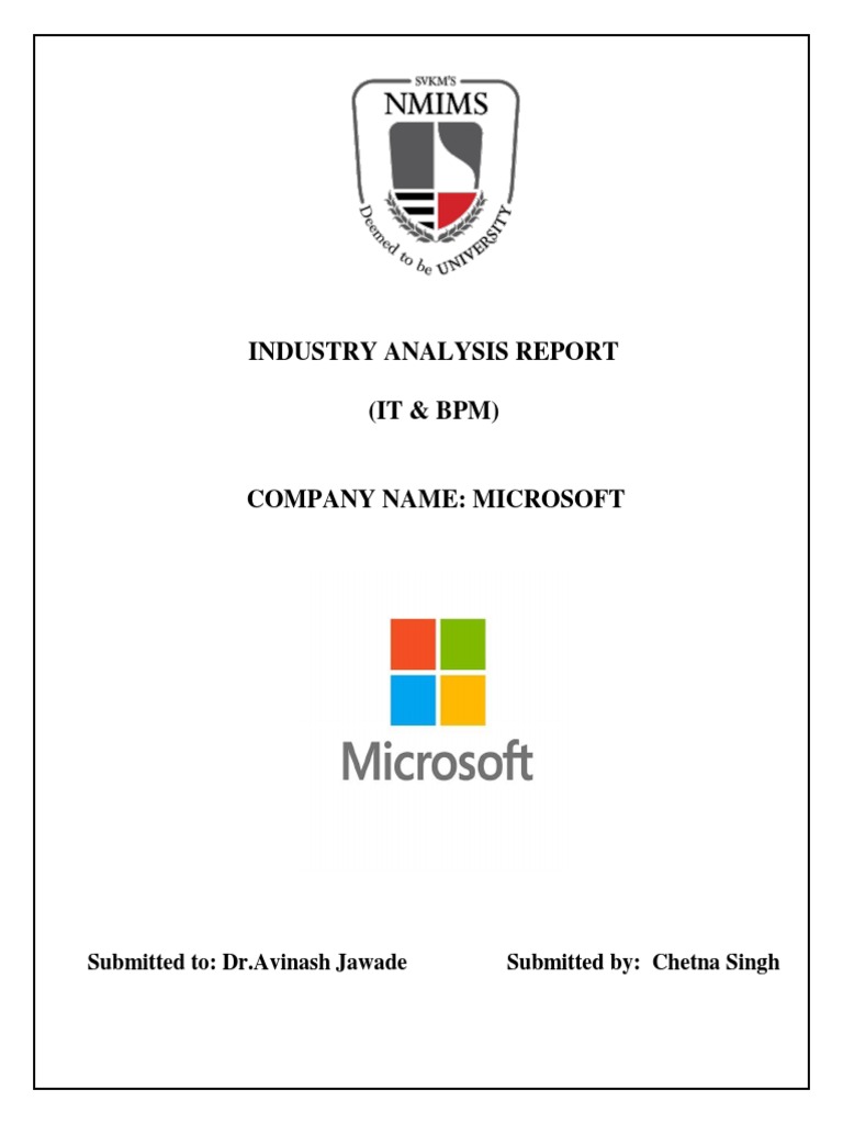 IT-BPM Industry & Microsoft Analysis | PDF | Microsoft | Msn