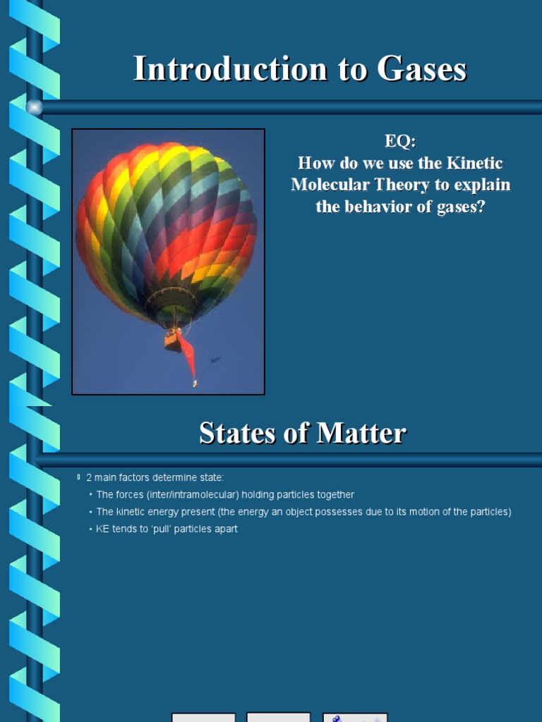 Understanding Gas Behavior: Kinetic Theory & Gas Laws | PDF | Gases ...