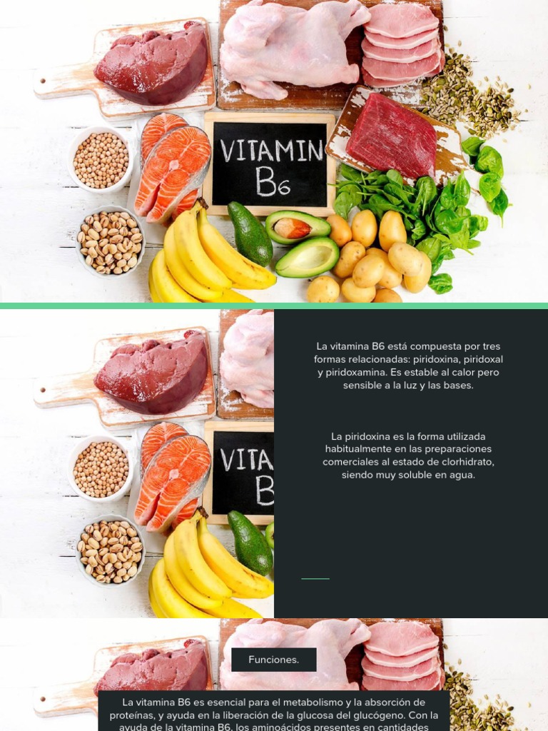 Vitamina B6 | PDF | Metabolismo | Vitamina