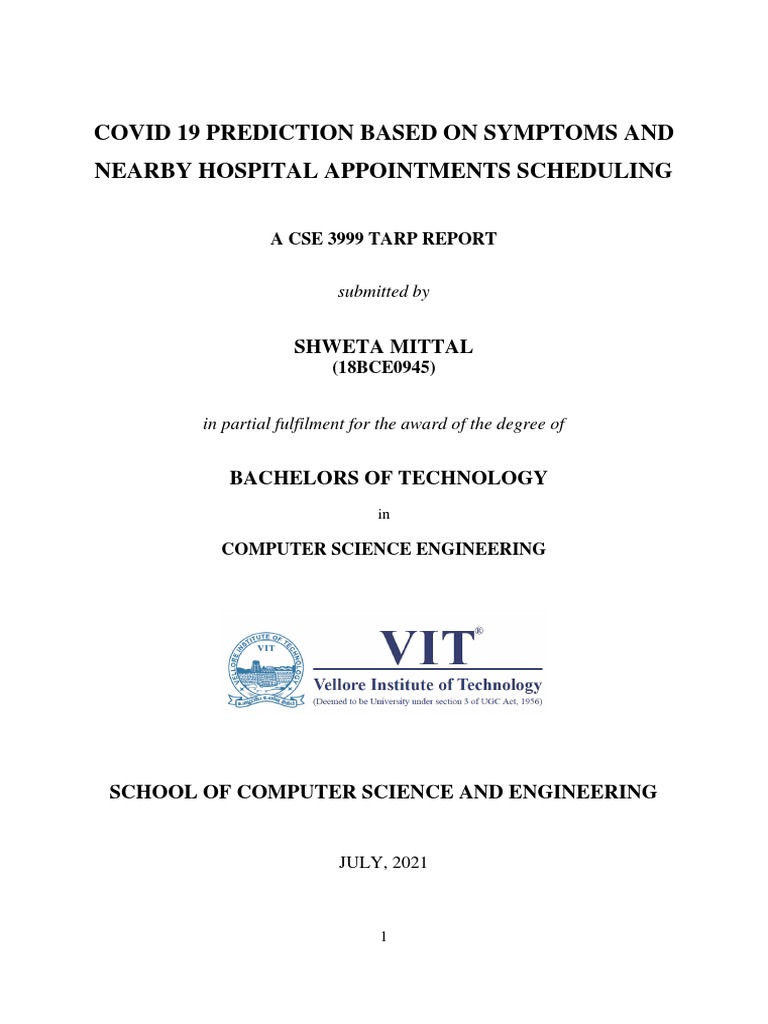 Report Template | PDF | Logistic Regression | Regression Analysis