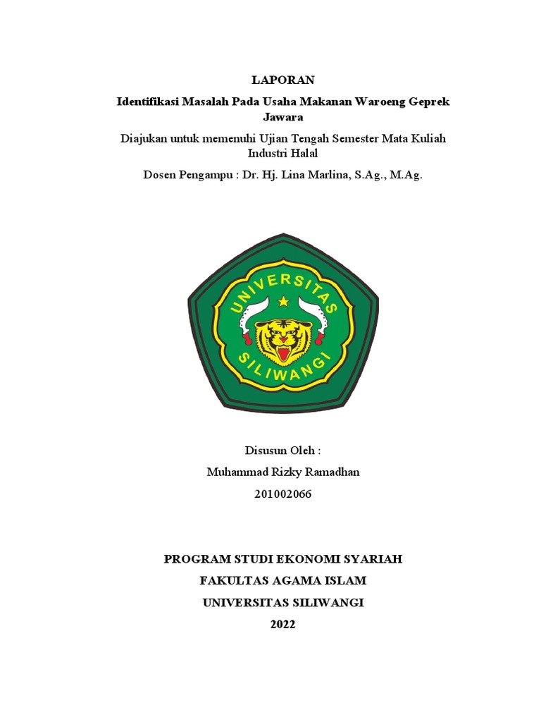 Muhammad Rizky Ramadhan - Halal Food | PDF