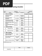 Assembly In-Process Inspection Checklist | PDF | Materials | Building ...