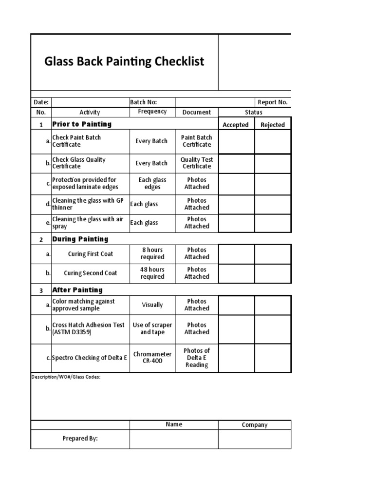 Glass Painting Quality Guide | PDF | Paint | Industrial Processes
