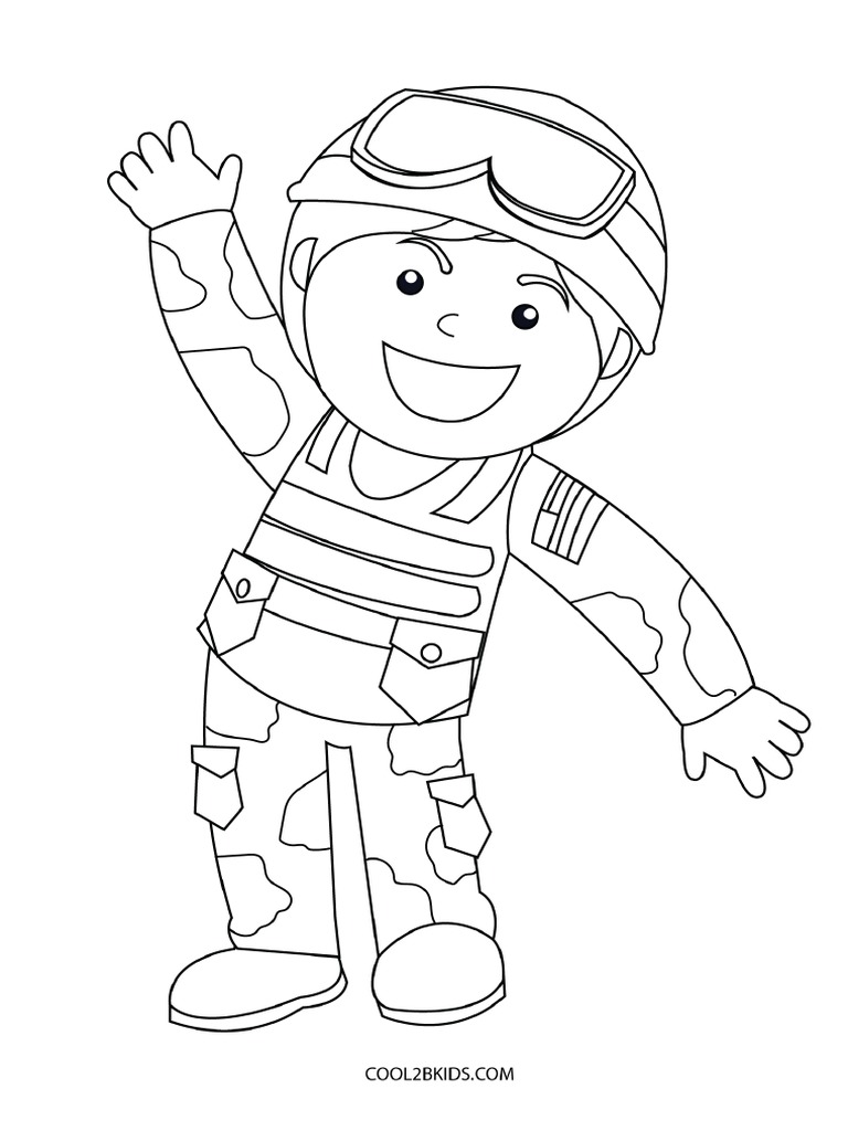 Army Pictures For Kids To Color | PDF
