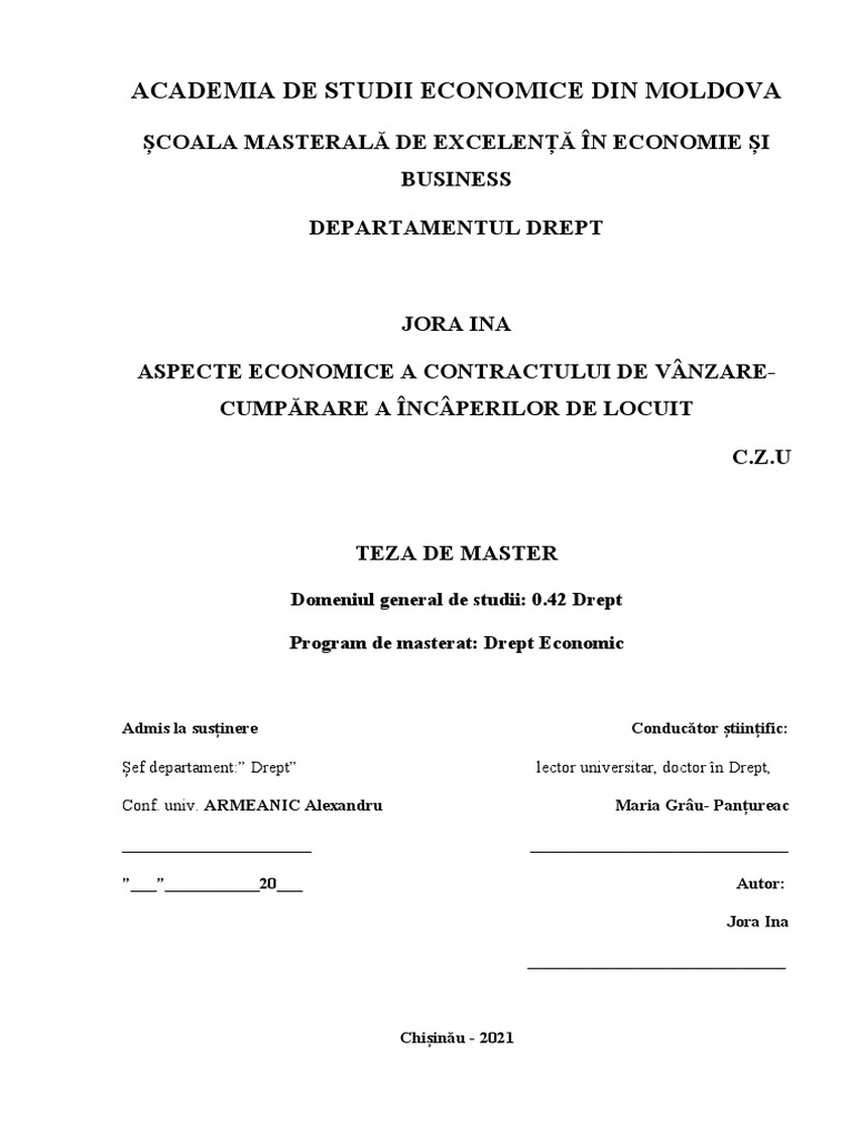 Teza de Master | PDF