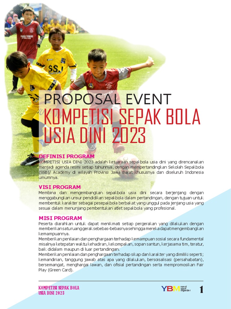 Proposal Sepakbola UDIN 2023 | PDF