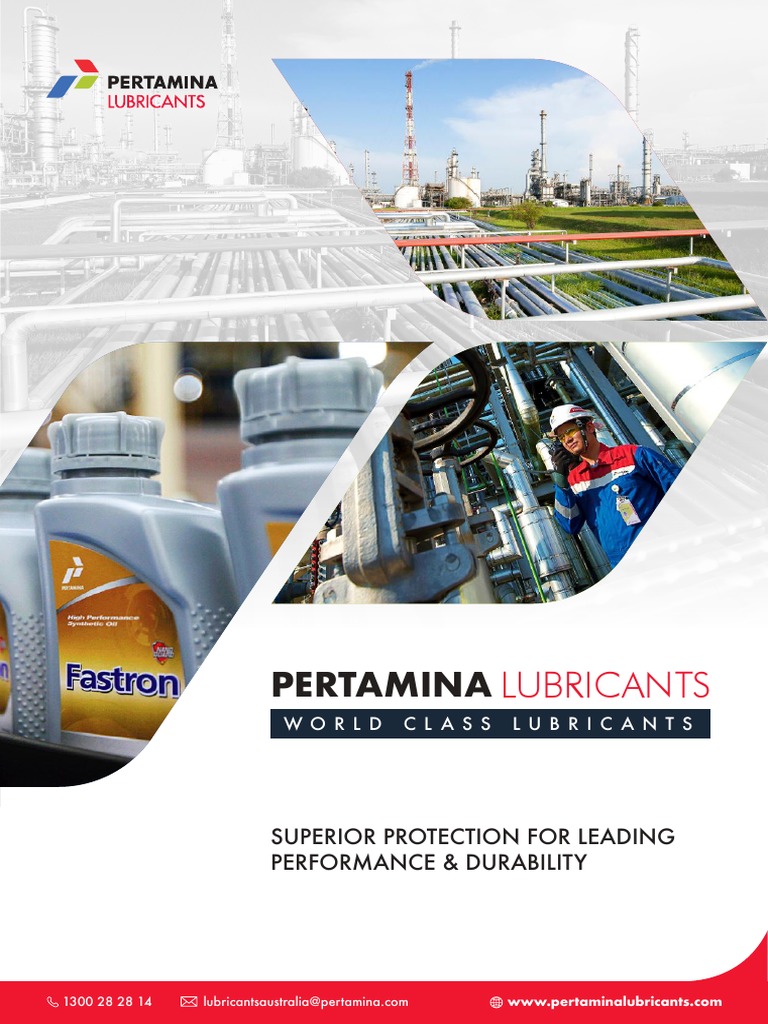 Pertamina Lubricants - Product Brochure Indust | PDF | Motor Oil ...