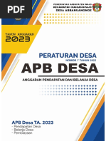 Perbup 2025 - Pedoman Penyusunan APB Desa 2026 | PDF