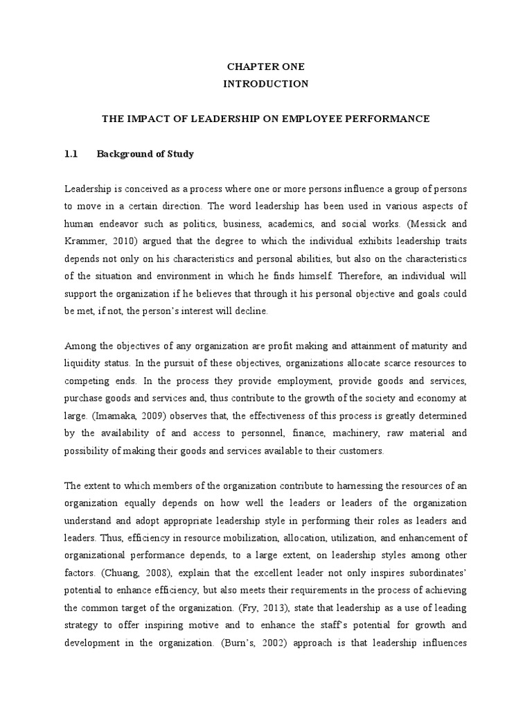 Research Proposal | PDF | Leadership | Sampling (Statistics)