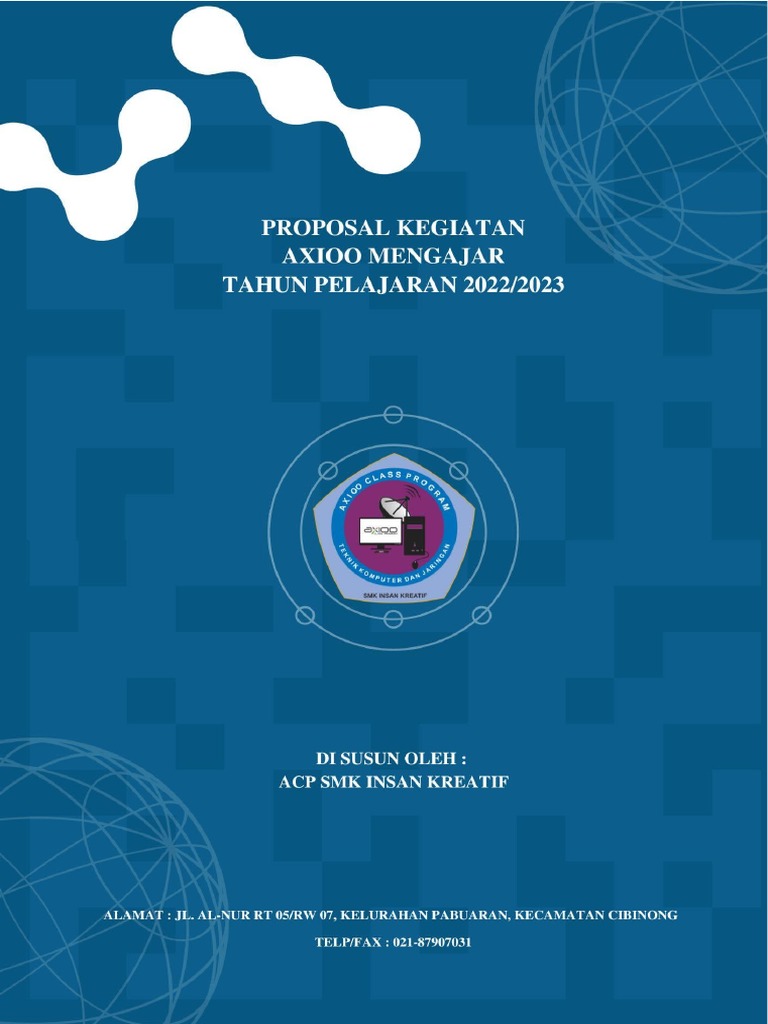 Proposal Kegiatan Axioo Mengajar (Revisi 5) | PDF