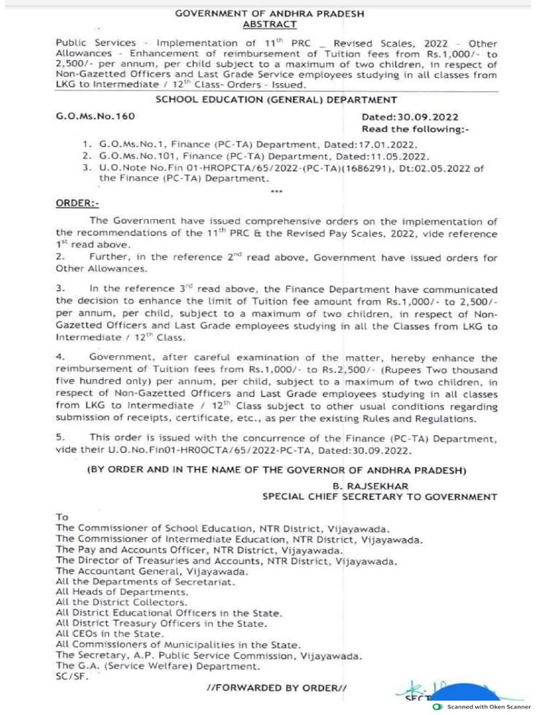 Tution Fee Reimbursement | PDF