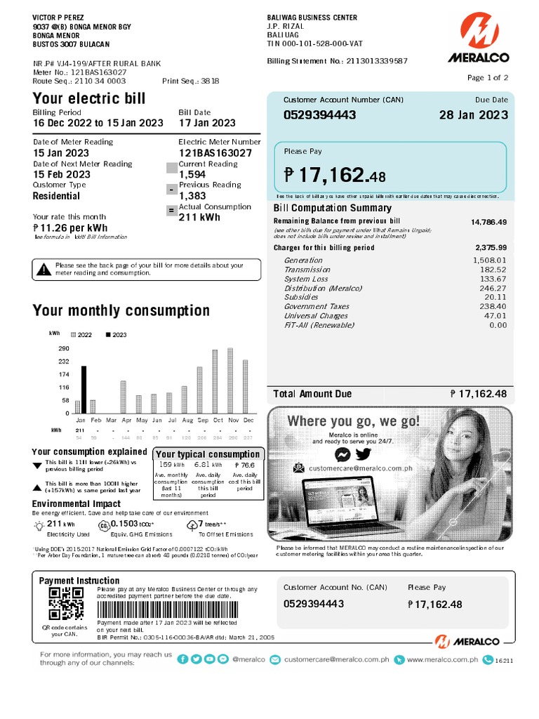 Your Electric Bill | PDF