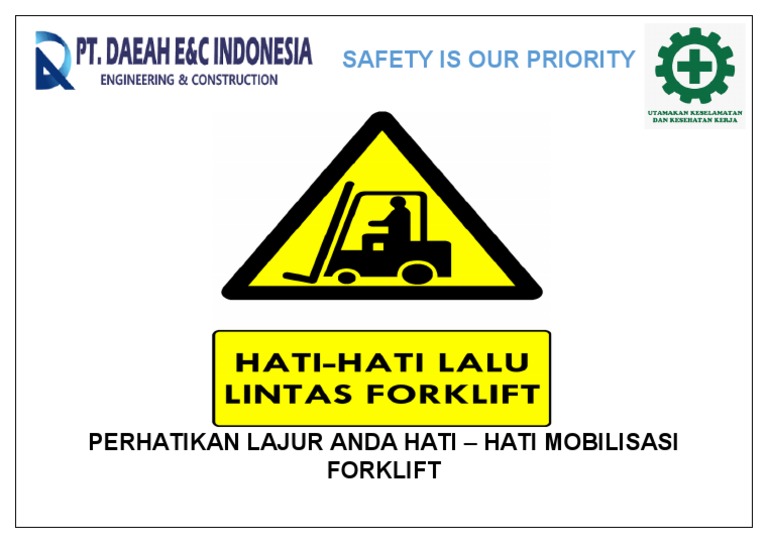 Safety Sign Forklift | PDF