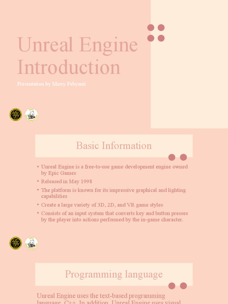 Unreal Engine: Presentation by Merry Febyanti | PDF