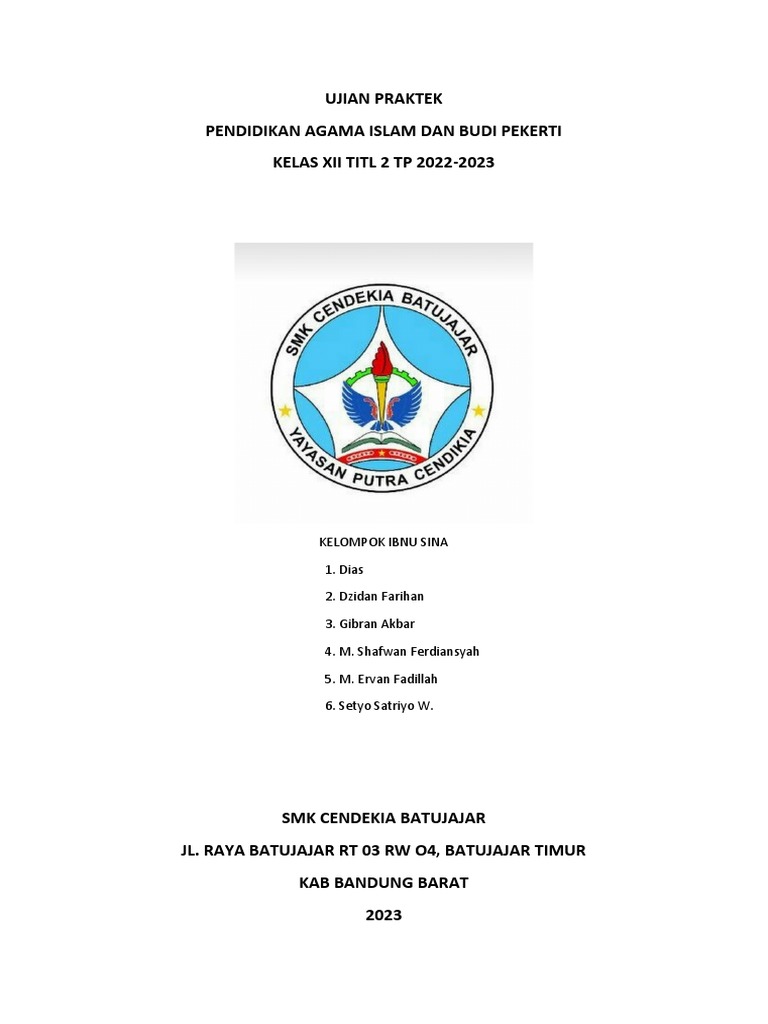 Laporan Ujian Praktik Nikah Kelas XII | PDF