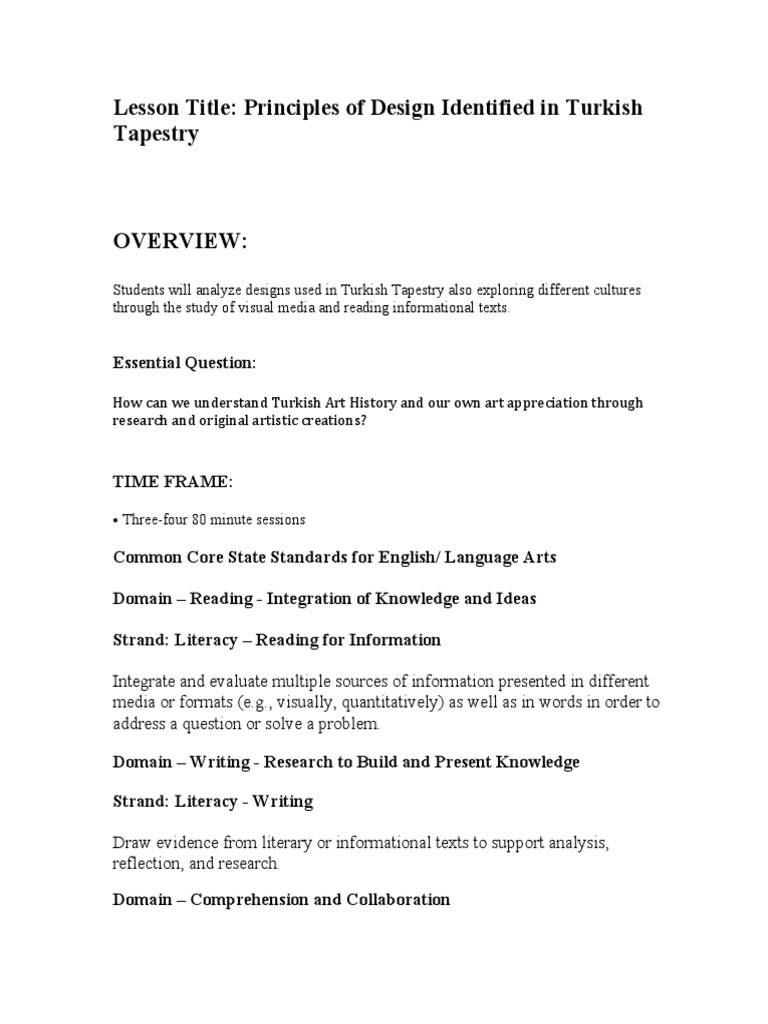 Principles of Design | PDF | Composition (Visual Arts) | Design