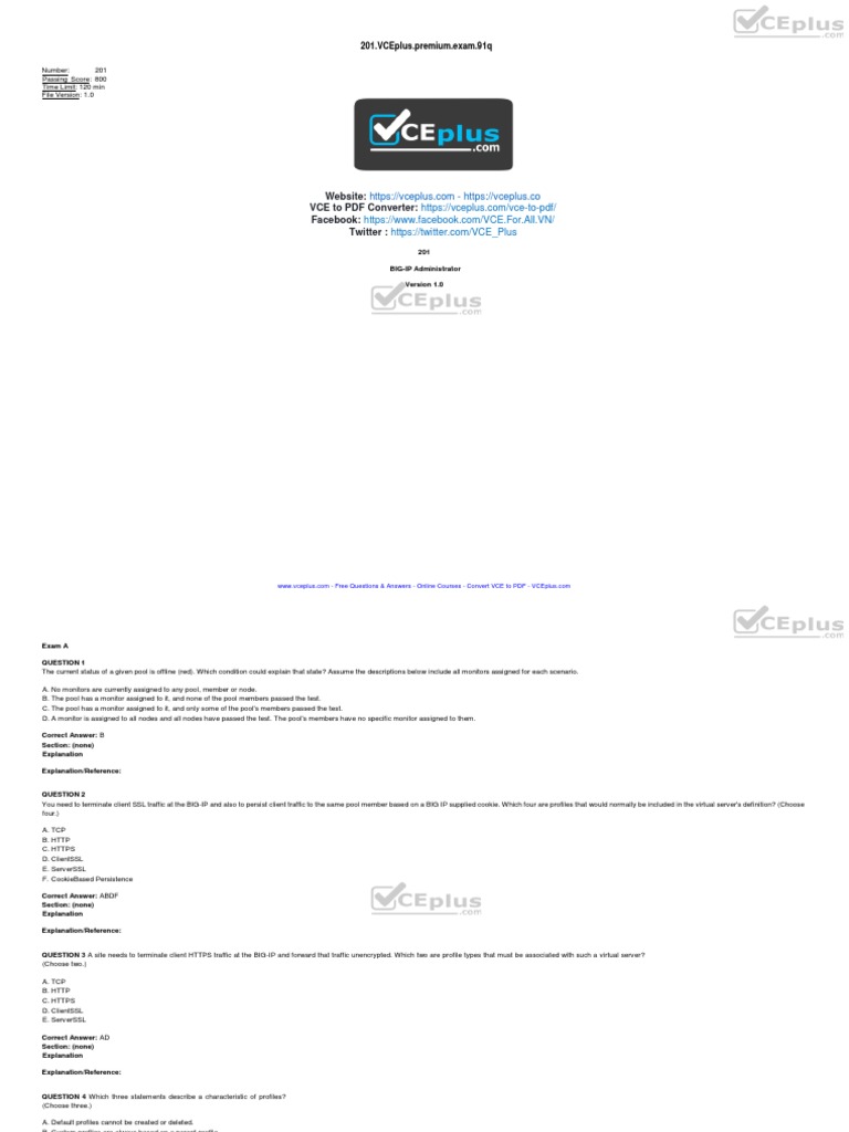 F5.Pre .201.by .VCEplus.91q-DEMO | PDF | Hypertext Transfer Protocol ...