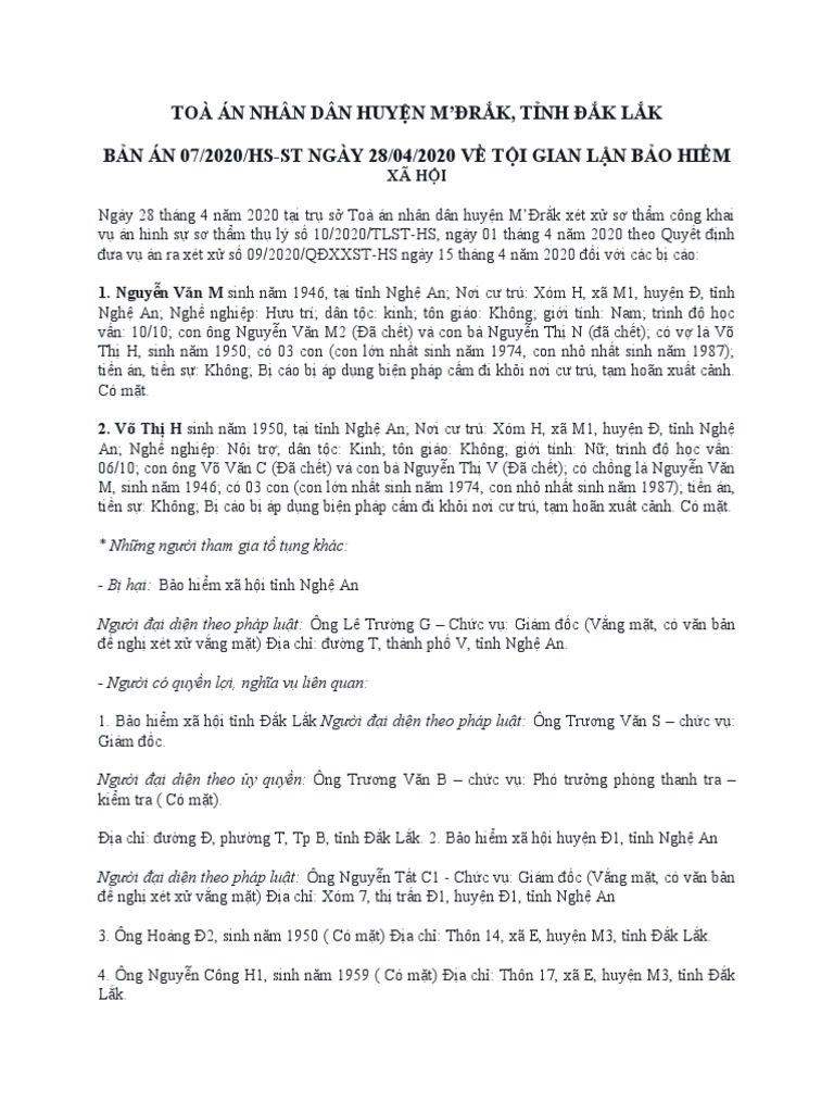 Bản án Pháp nhân thương mai vi phạm hình sự | PDF