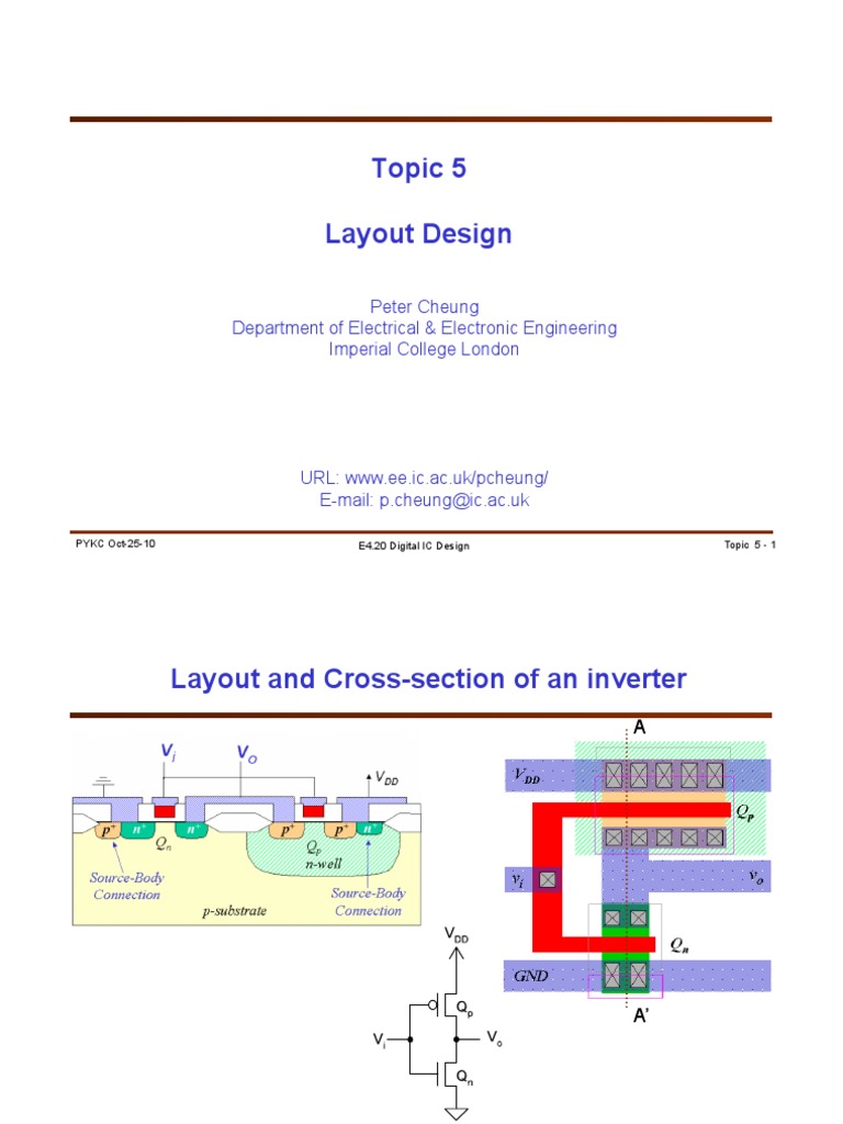 Inverter Layout | PDF