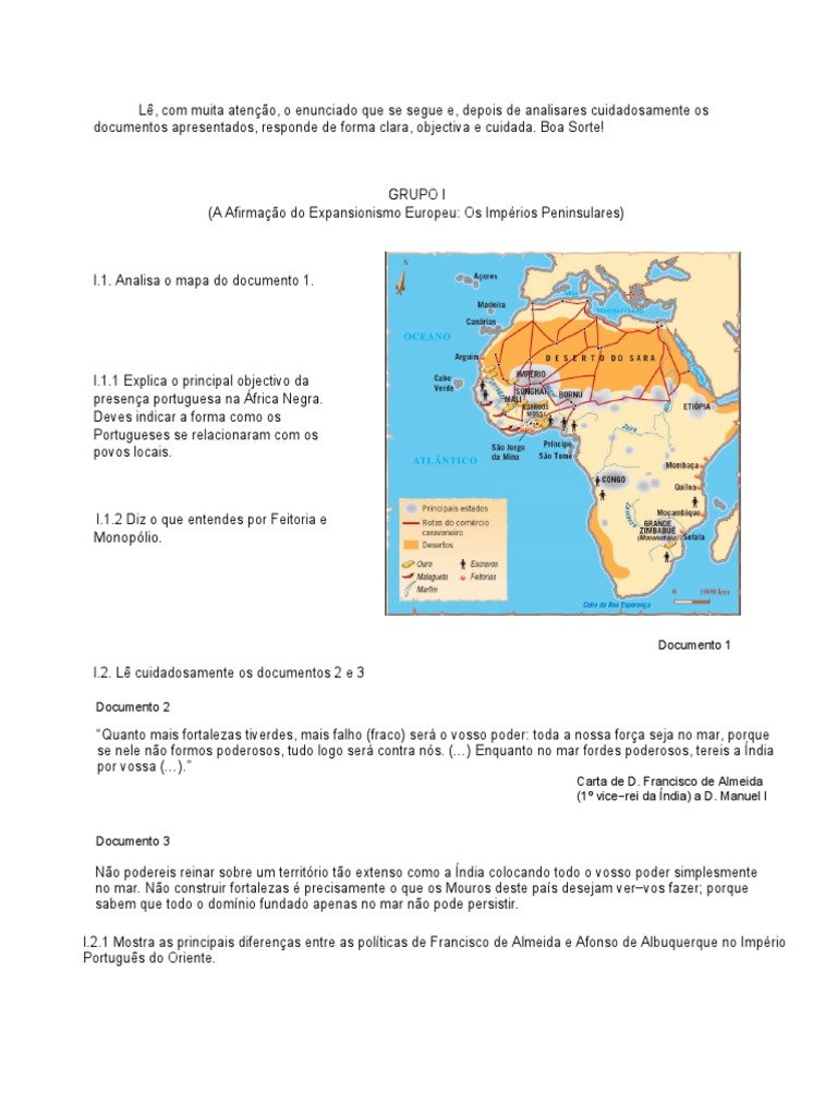 Expansionismo Português e Comércio Global | PDF | Viajes y turismo ...