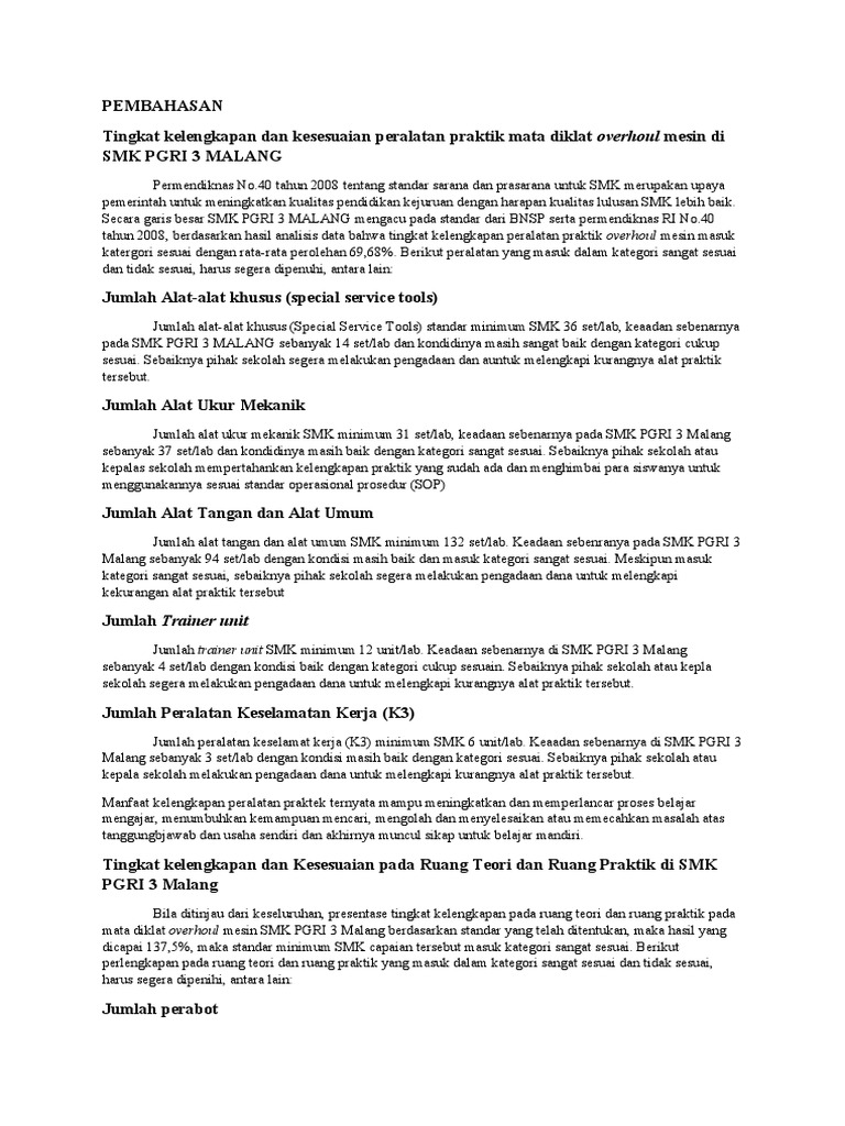 PEMBAHASAN Artikel | PDF