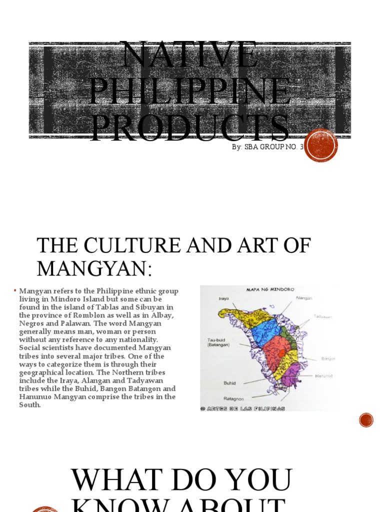 Native Philippine Products | PDF | Basket Weaving